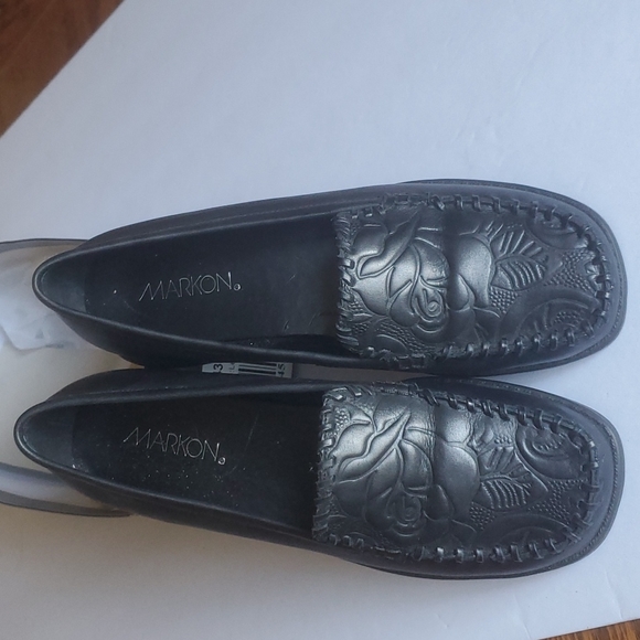 Markon | Shoes | Womens Markon Size 8 M Tooled Leather Upper Wedge ...